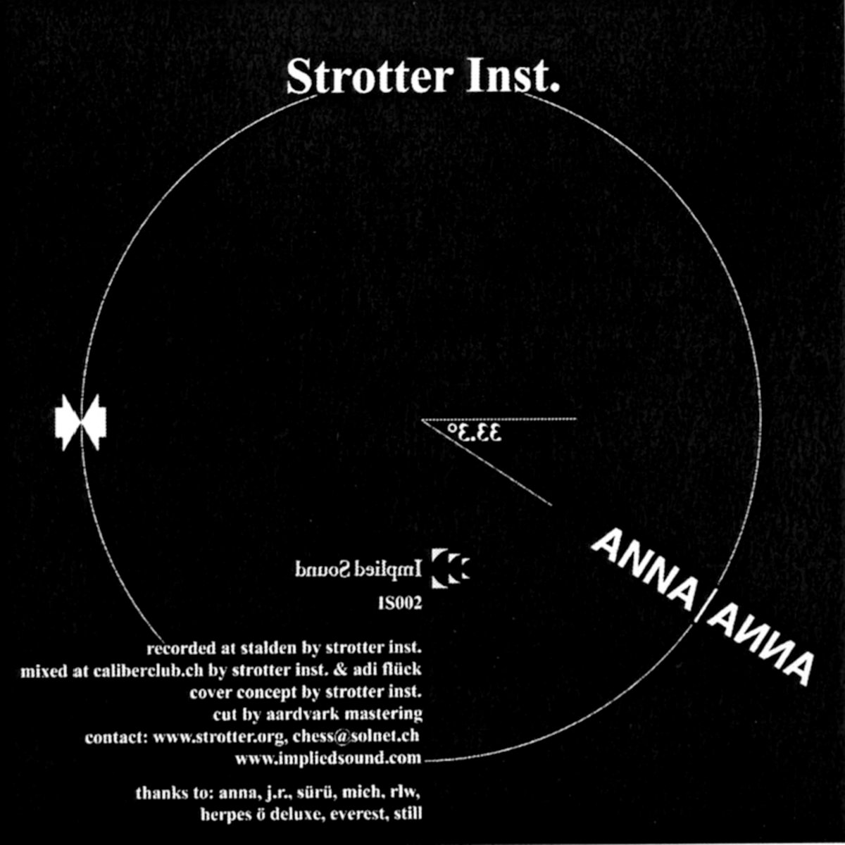 ANNA I ANNA | Strotter Inst.rument | Strotter Inst.