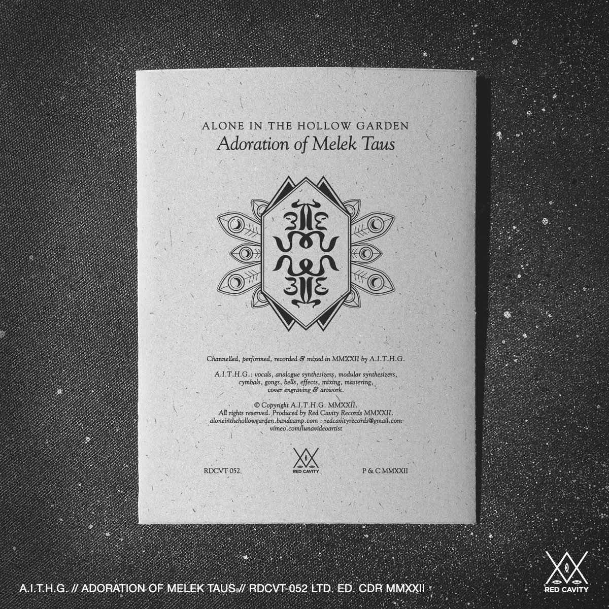 Adoration of Melek Taus | ALONE IN THE HOLLOW GARDEN