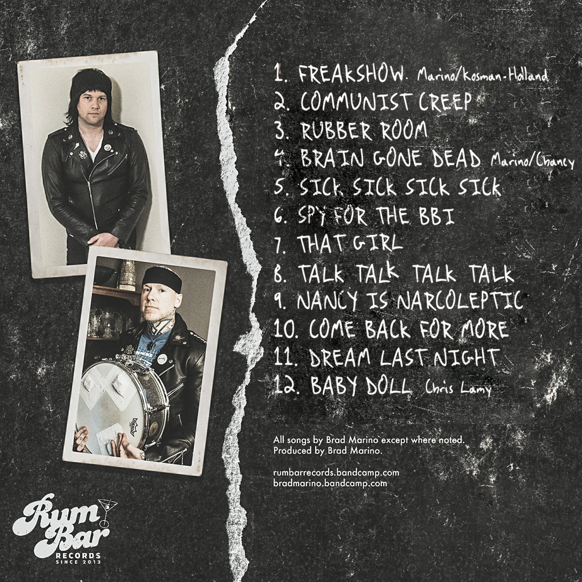 Basement Beat | Brad Marino | Rum Bar Records