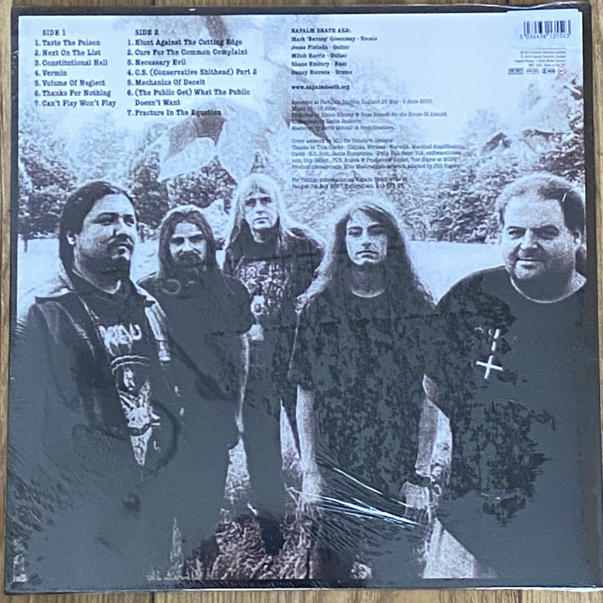 Napalm Death ‎– Enemy Of The Music Business (Vinyl) | Iron Man Records