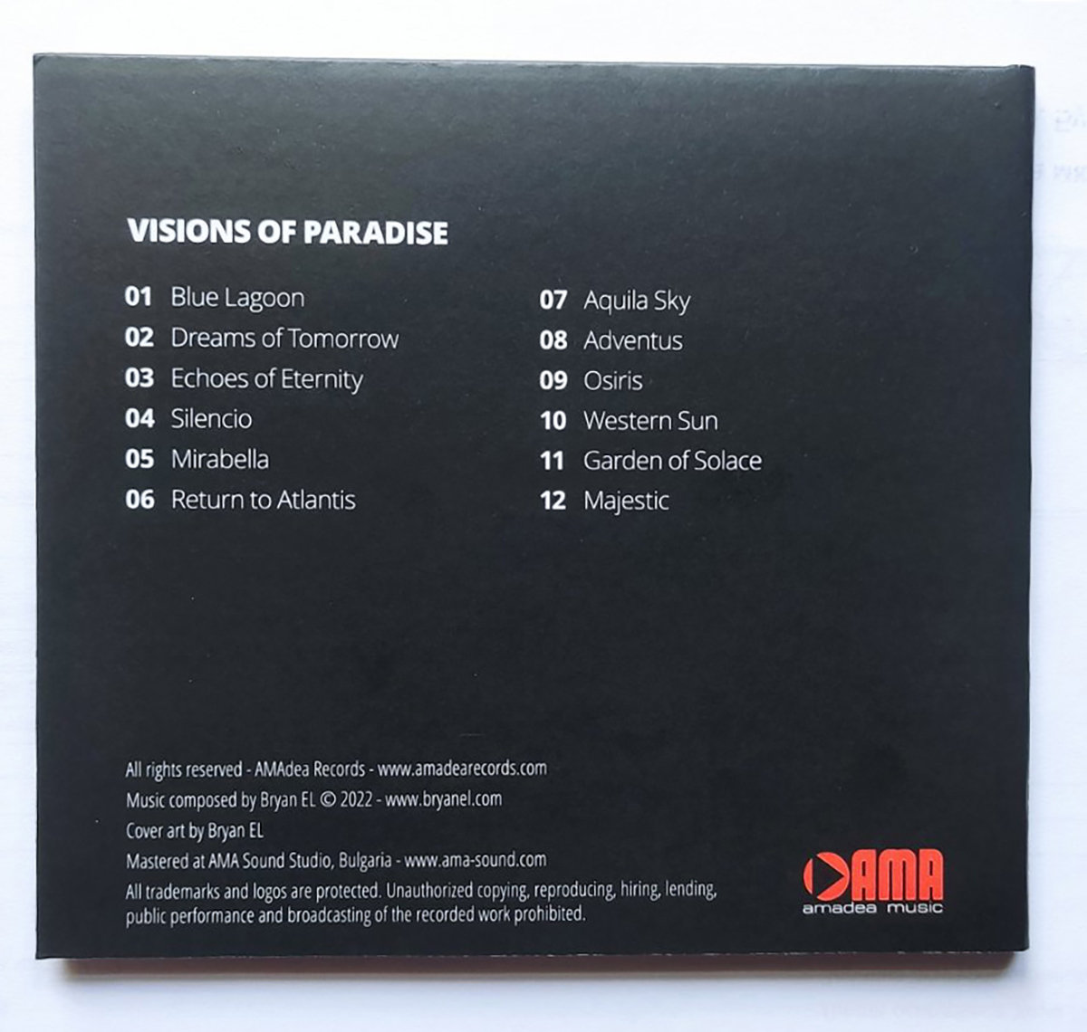 Visions of Paradise | Bryan EL | Amadea Records