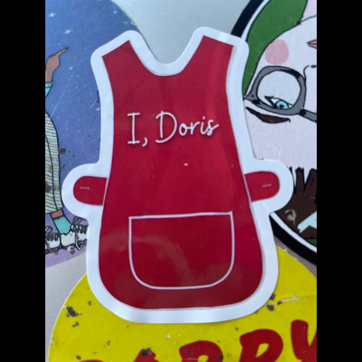 I, Doris vinyl sticker | I, Doris