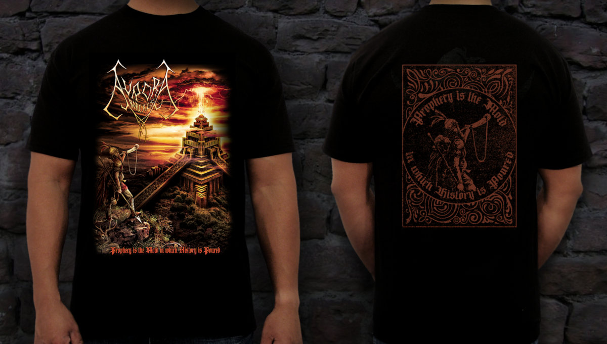 Full color front and back t Shirts "Prophecy Design" | Aurora Borealis