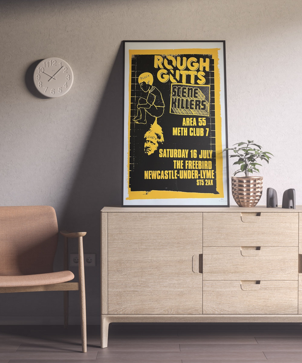 Freebird - Scene Killers & Rough Gutts screen printed poster | Scene ...