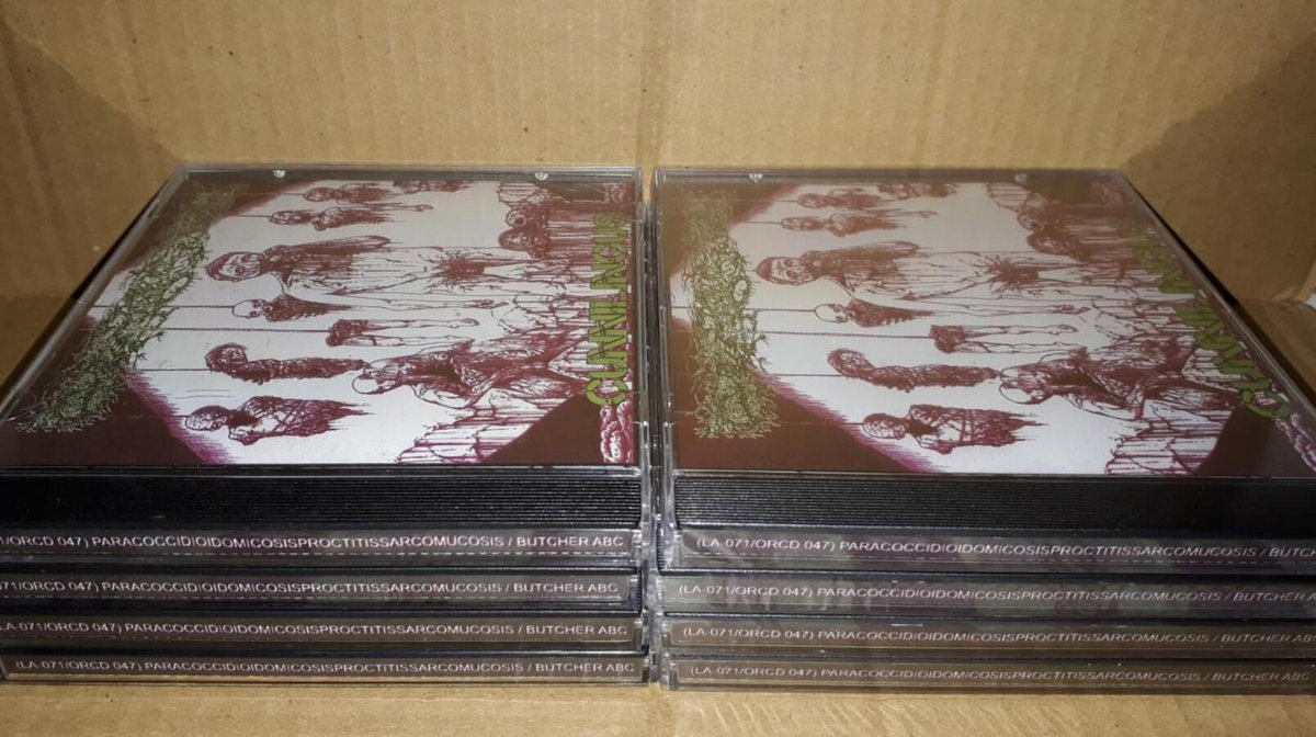 PARACOCCIDIOIDOMICOSISPROCTITISSARCOMUCOSIS / BUTCHER ABC - Split CD | Rotten Foetus Records