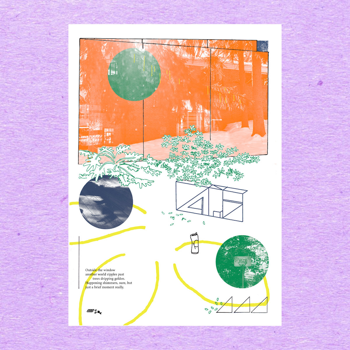 'Outside the Window' Riso Poster | Last Resort