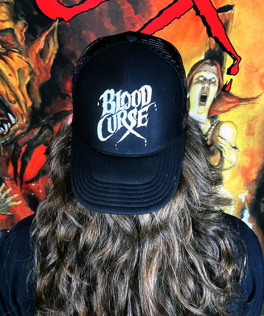 Blood Curse Logo Trucker Hat | Blood Curse