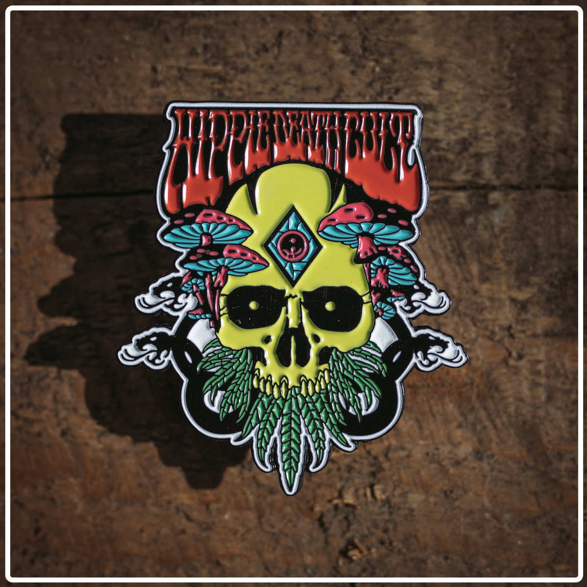 "THIRD EYE FUNGI" Psychedelic Enamel Pin | Hippie Death Cult