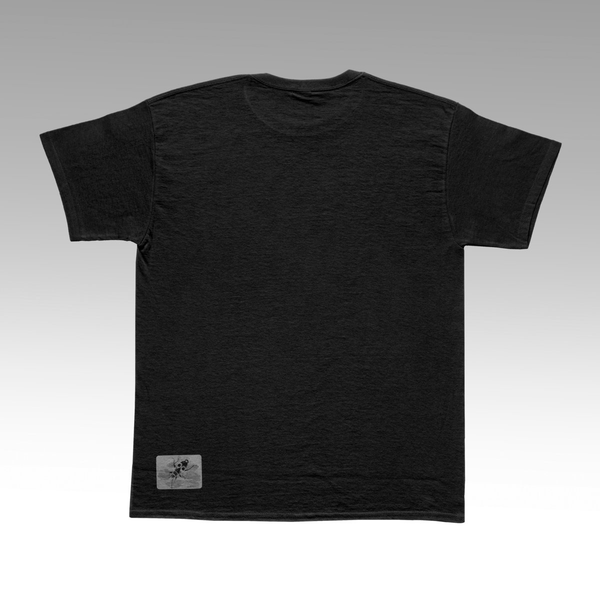 Limited Edition Black 'Sticker' Logo Tee | brainorchestra.