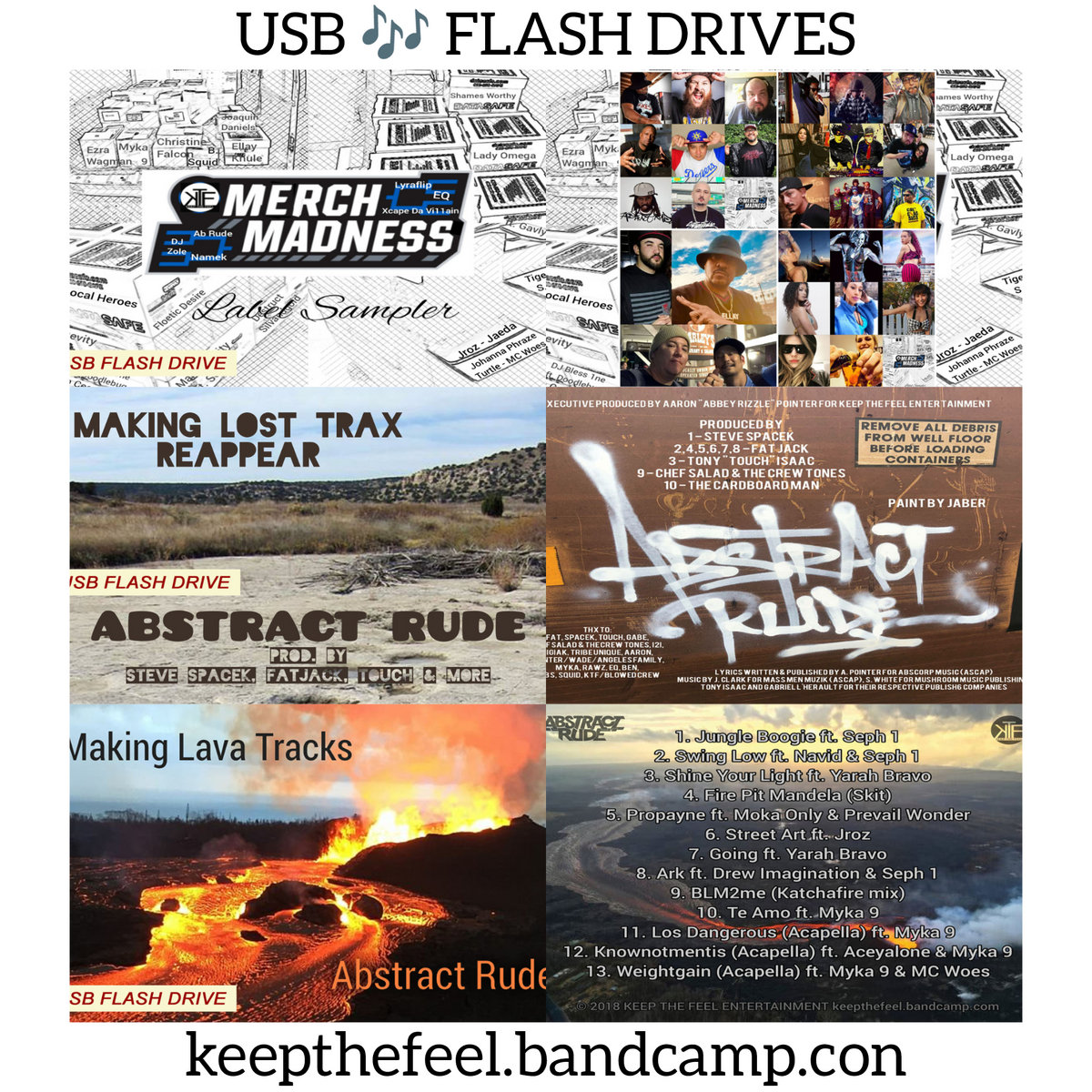USB Flash Drives of Albums | Keep The Feel Ent.