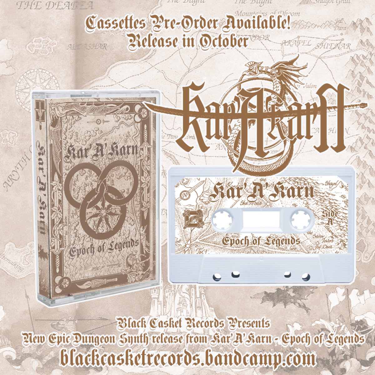 Kar'A'Karn - Epoch of Legends | Kar'A'Karn | Black Casket Records
