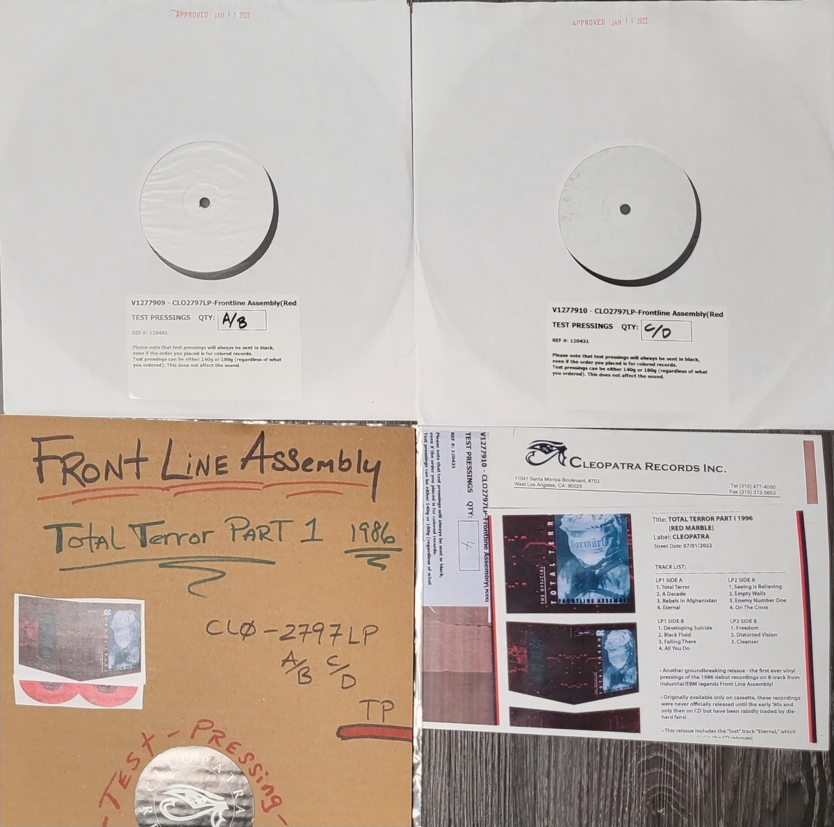 Total Terror Part I 1986 | Front Line Assembly