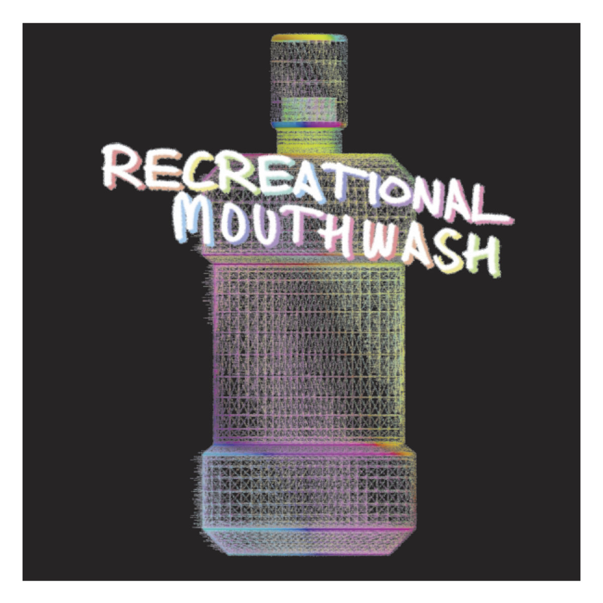 Wire Mesh Logo Stickers | Recreational Mouthwash