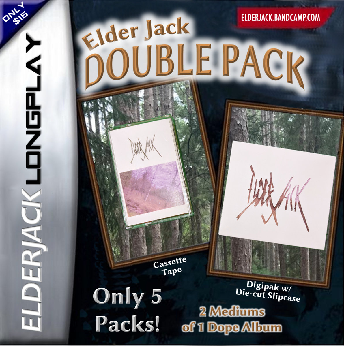 DOUBLE PACK: 1 Cassette Tape + 1 Digipak CD w/ Die-cut Slipcase | Elder ...