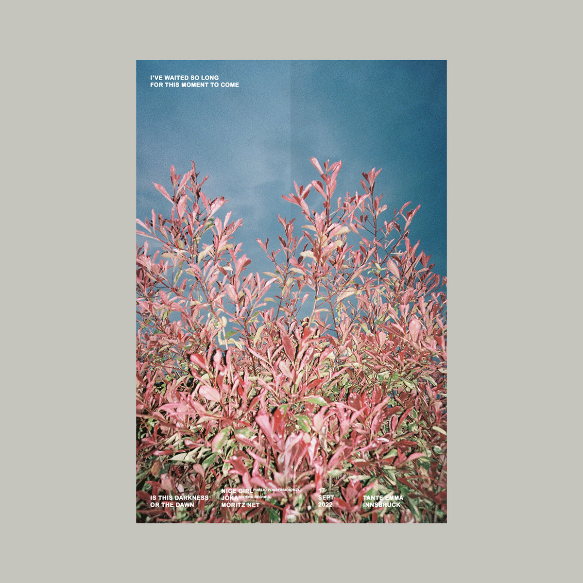 'I'VE WAITED SO LONG' A1 POSTER | IS THIS DARKNESS OR THE DAWN