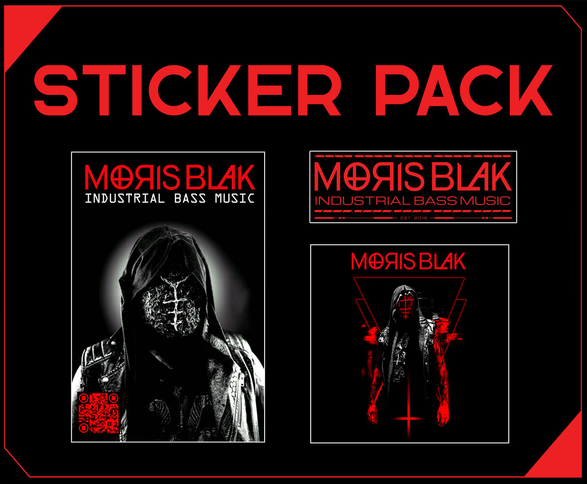 Industrial Bass Music Sticker Pack | MOЯIS BLAK
