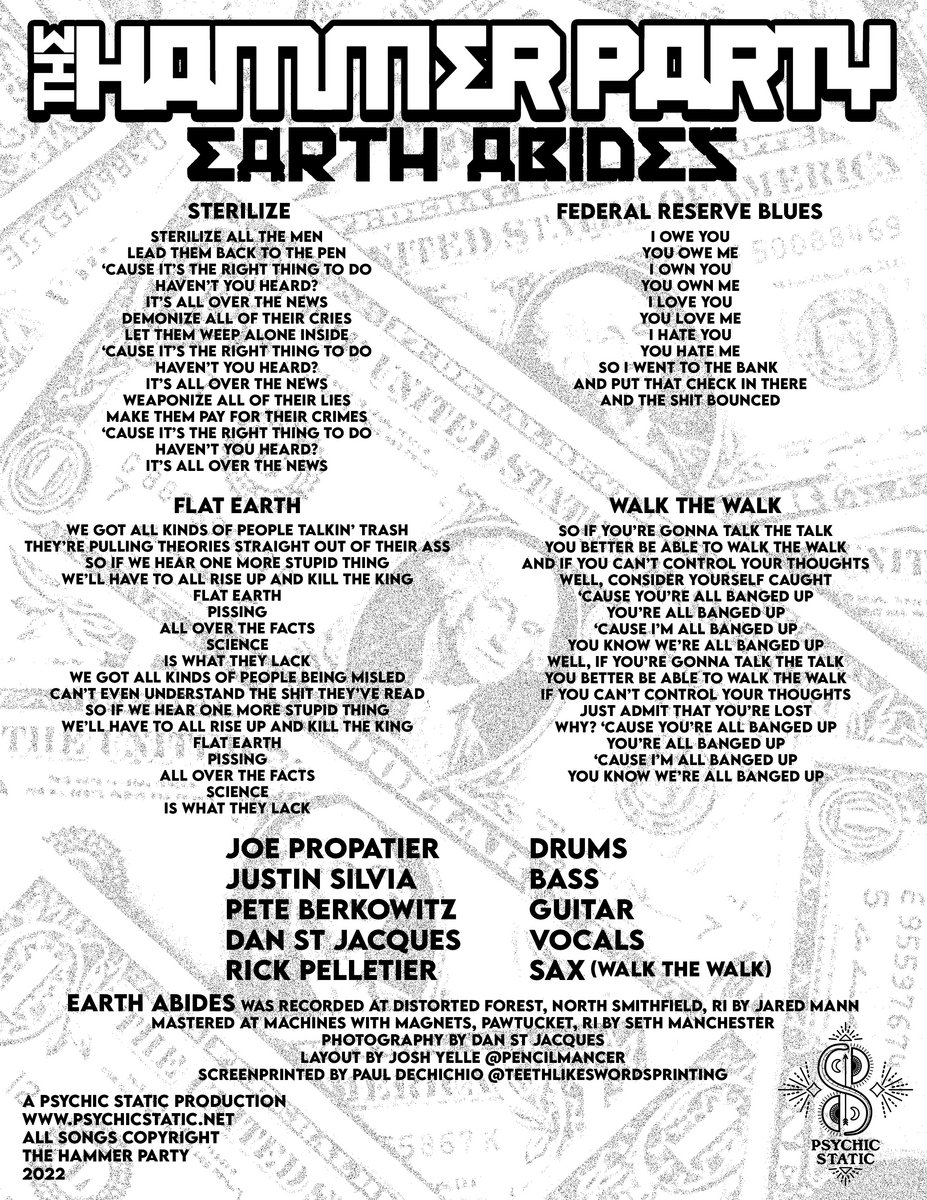 Earth Abides | The Hammer Party | Psychic Static