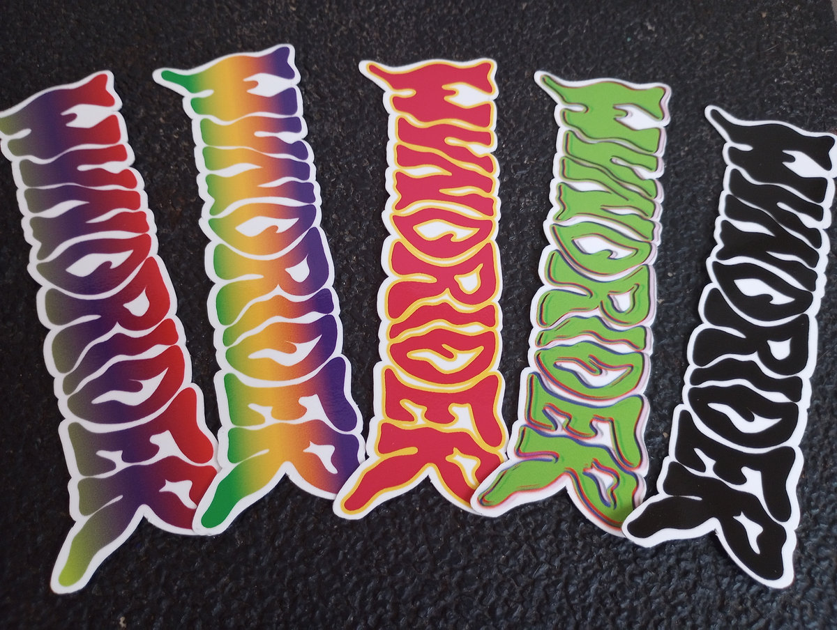 Straight Logo Sticker | WyndRider