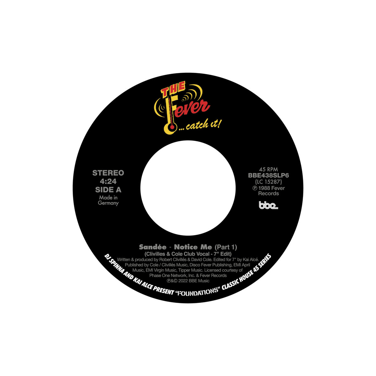 Dj Spinna And Kai Alce Present “foundations” Classic House 45 Series Part 6 Sandee Notice Me