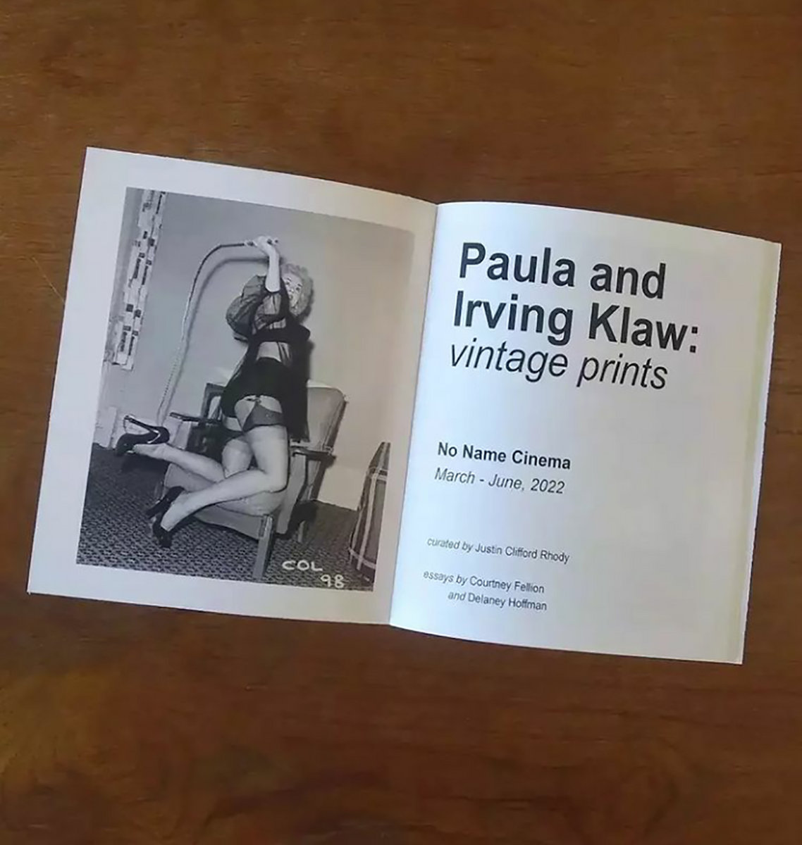Paula & Irving Klaw: vintage prints - ZINE | PHYSICAL