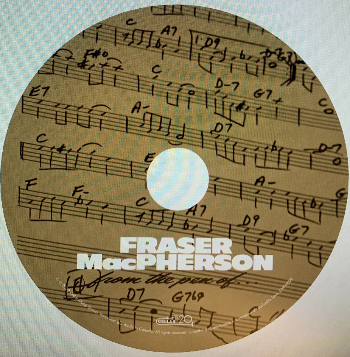 Fraser MacPherson - From The Pen Of | Cellar Music