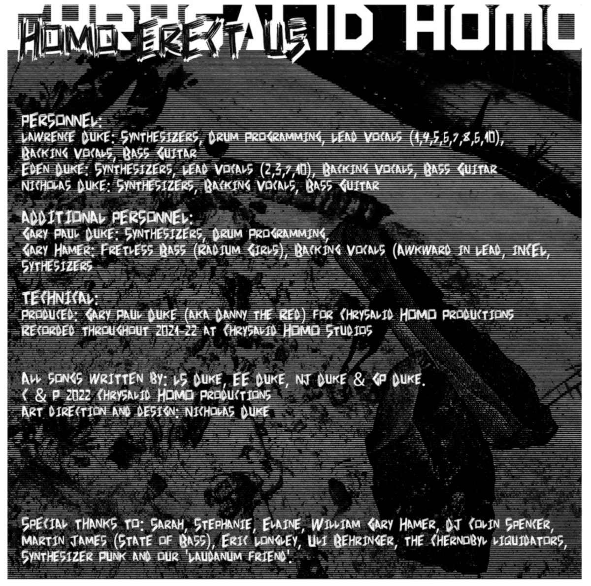 HOMO ERECT US | Chrysalid Homo