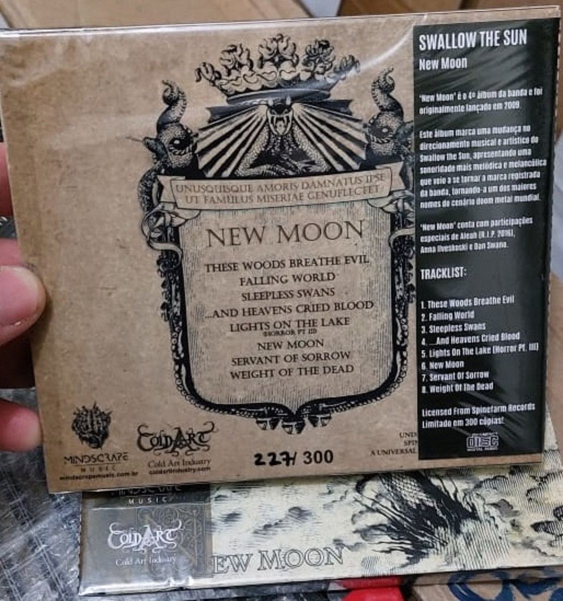 CD - SWALLOW THE SUN - New Moon | Cold Art Industry 2.0