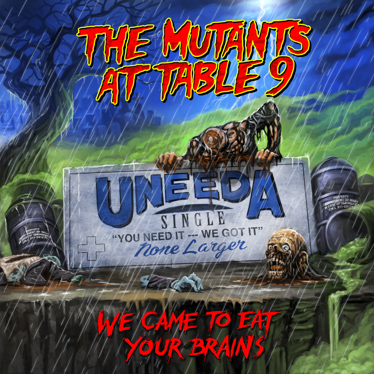 We Came To Eat Your Brains | The Mutants At Table 9