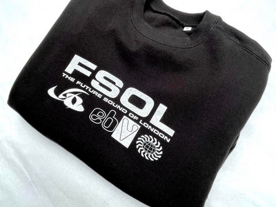 FSOL Sweatshirt - ( BLACK ) | THE FUTURE SOUND OF LONDON