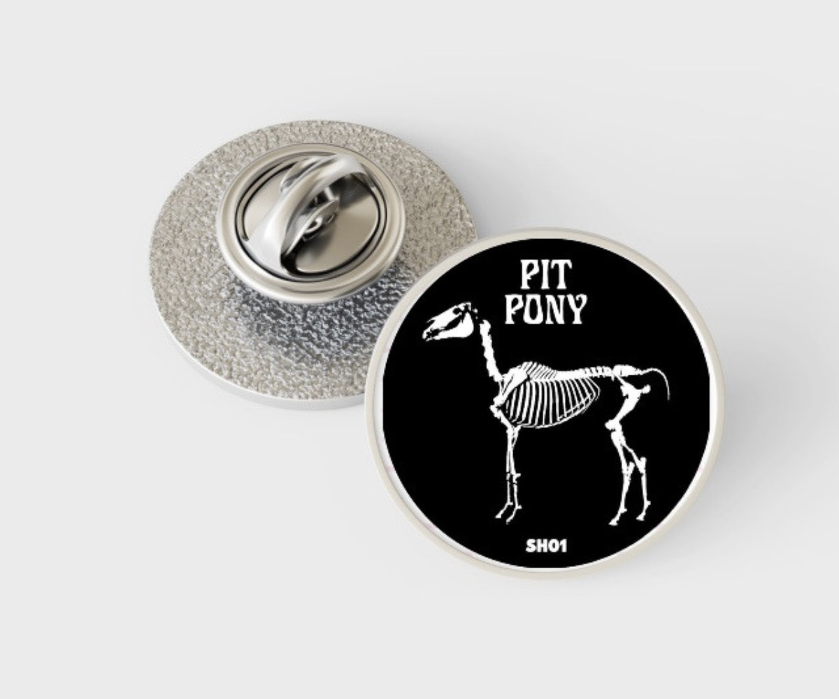 Soft Enamel Pin Badge | Pit Pony
