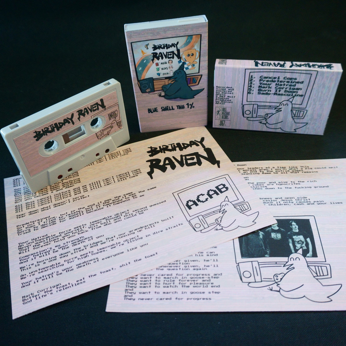 Blue Shell The 1% | Birthday Raven | Noise Merchant Records