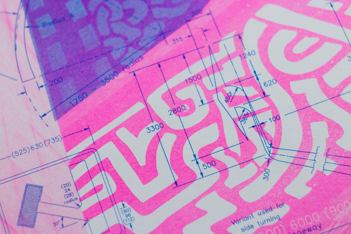 Stop Making Sense – A3 riso print | Tommy Perman