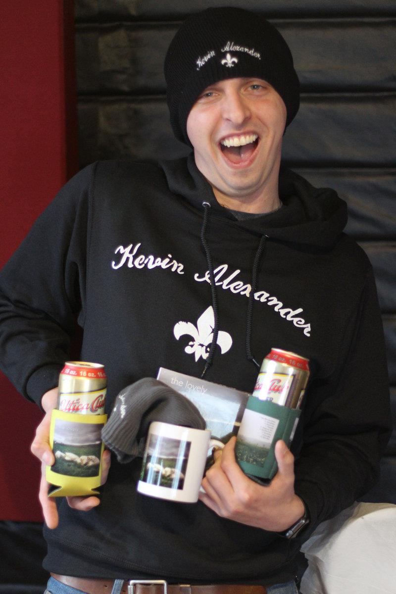 Black Hoodie with white Kevin Alexander logo & fleur de lis | Kevin ...