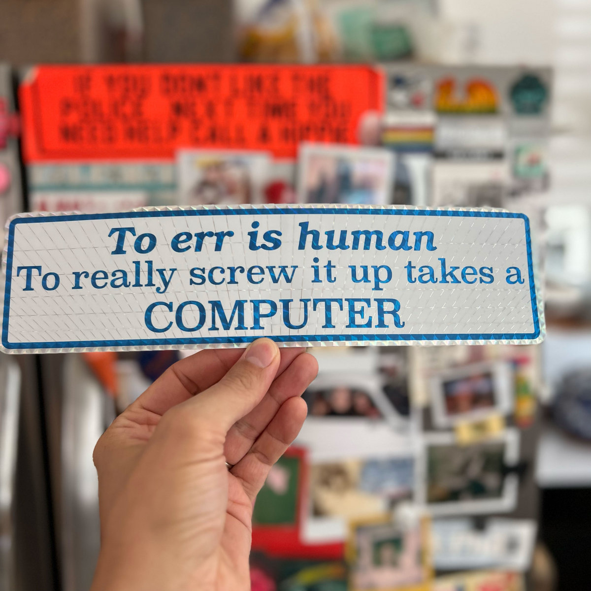 Computer Bumper Sticker | YACHT