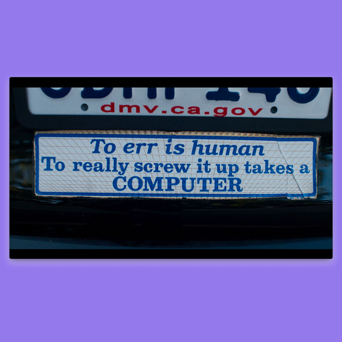 Computer Bumper Sticker | YACHT