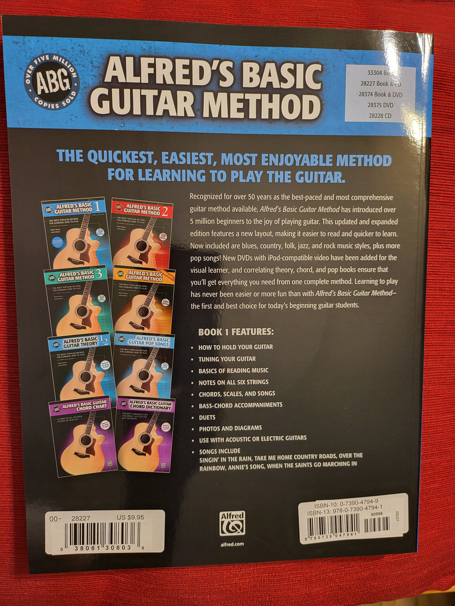 Alfred's Basic Guitar Method 1 3rd Edition | Willie Griffin