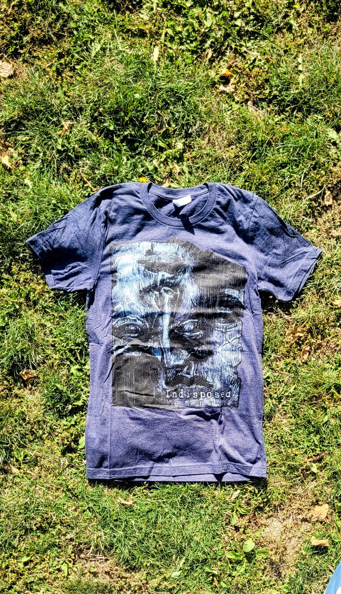 Indisposed "Faces" Midnight Navy T-Shirt **S ONLY** | Indisposed