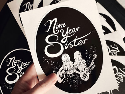 Oval Stickers | Nine Year Sister