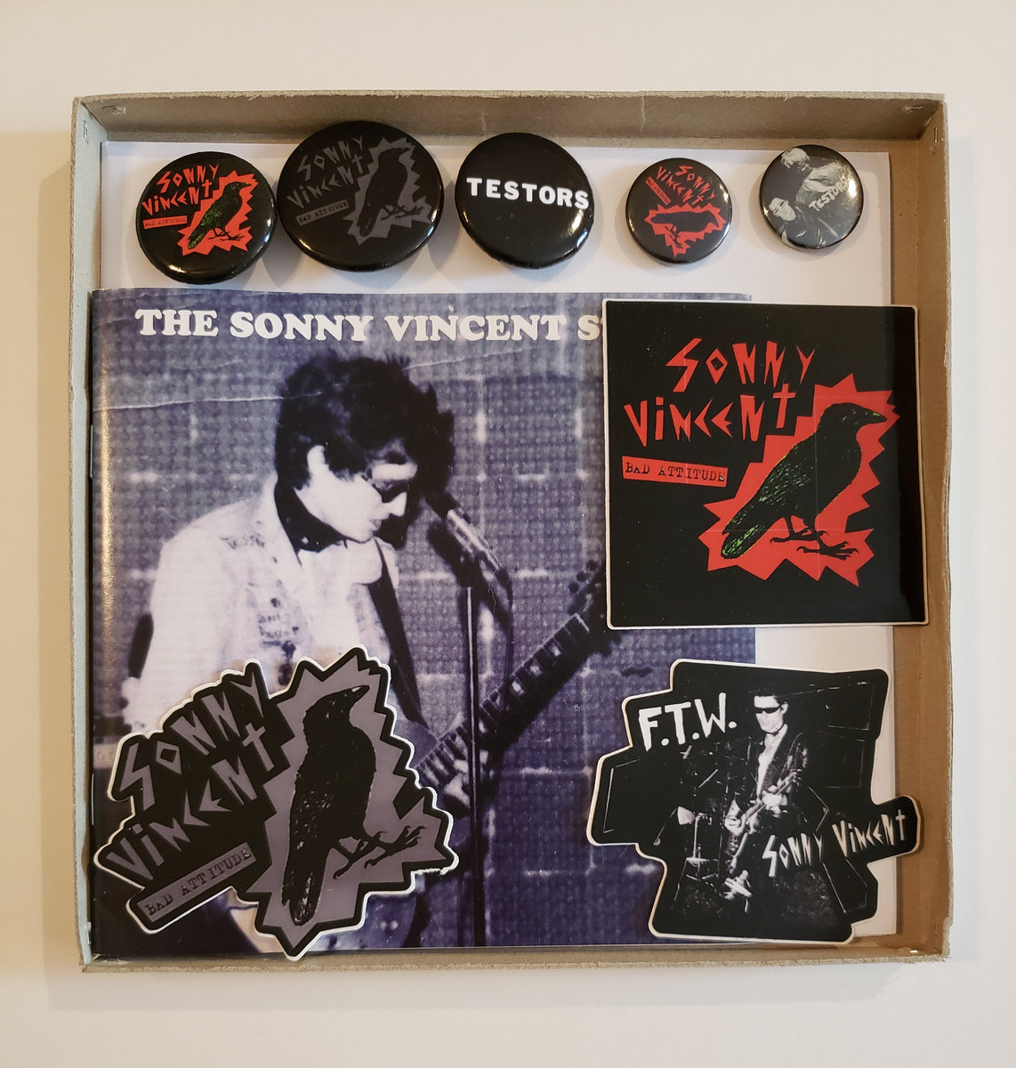 ** LAST ONE OF 250** Signed!'Sonny Vincent HAND PAINTED Boxed Single ...