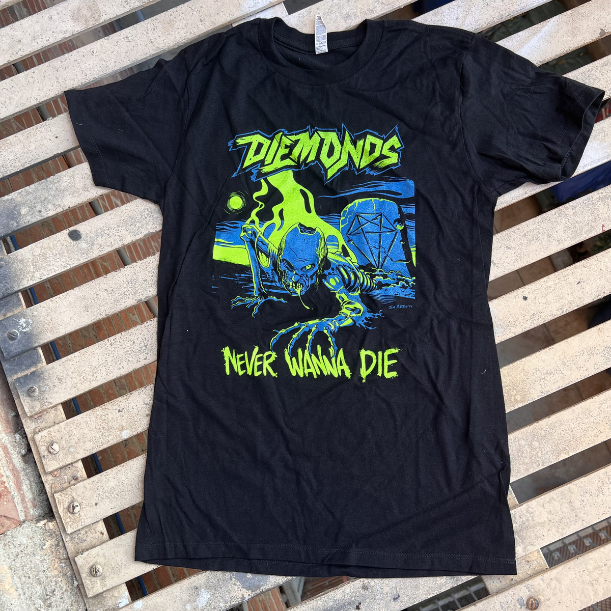 DIEMONDS Never Wanna Die - Album Artwork T Shirt | Diemonds