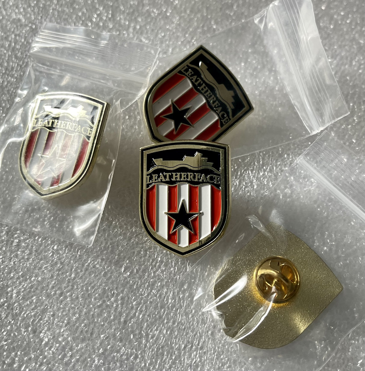 BADGE - LEATHERFACE ENAMEL PIN | Leatherface