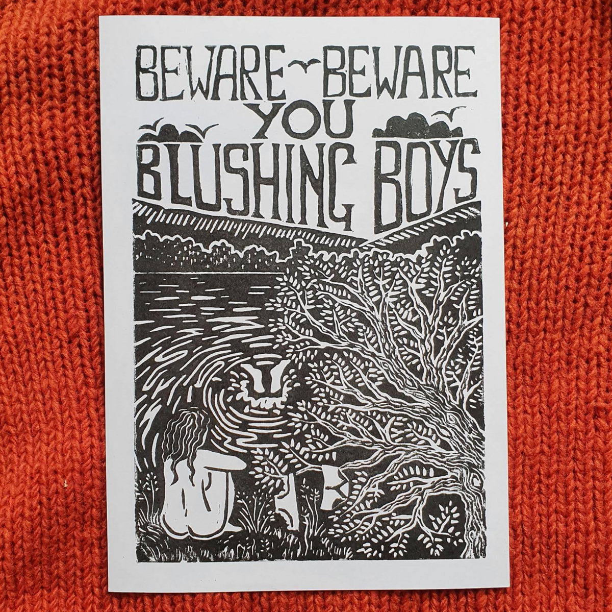 [A3] Blushing Boys Poster | Lucy and Hazel