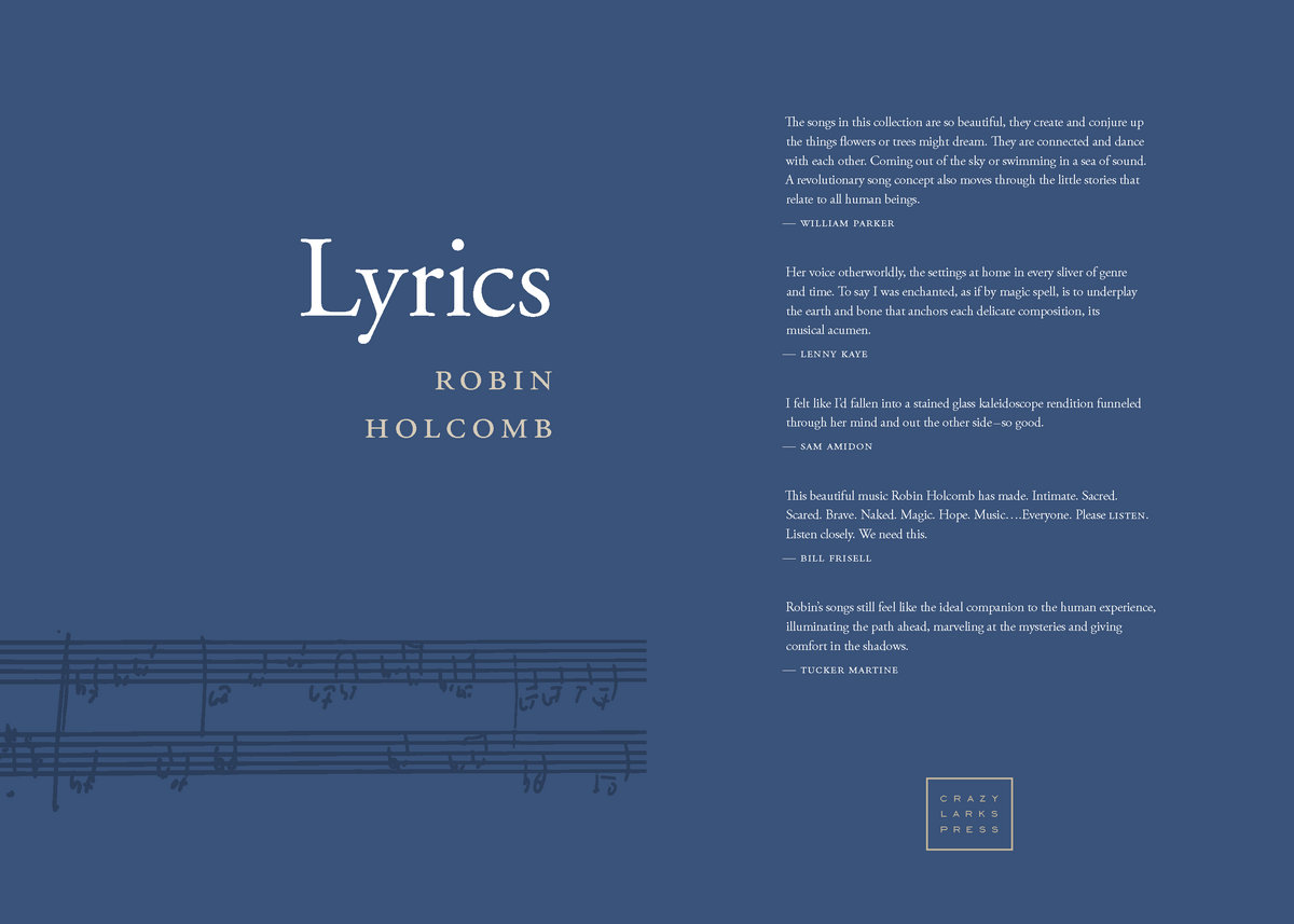 Robin Holcomb Lyrics | Robin Holcomb