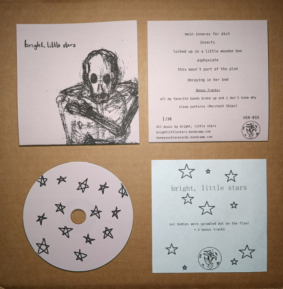 our bodies were sprawled out on the floor | bright, little stars ...