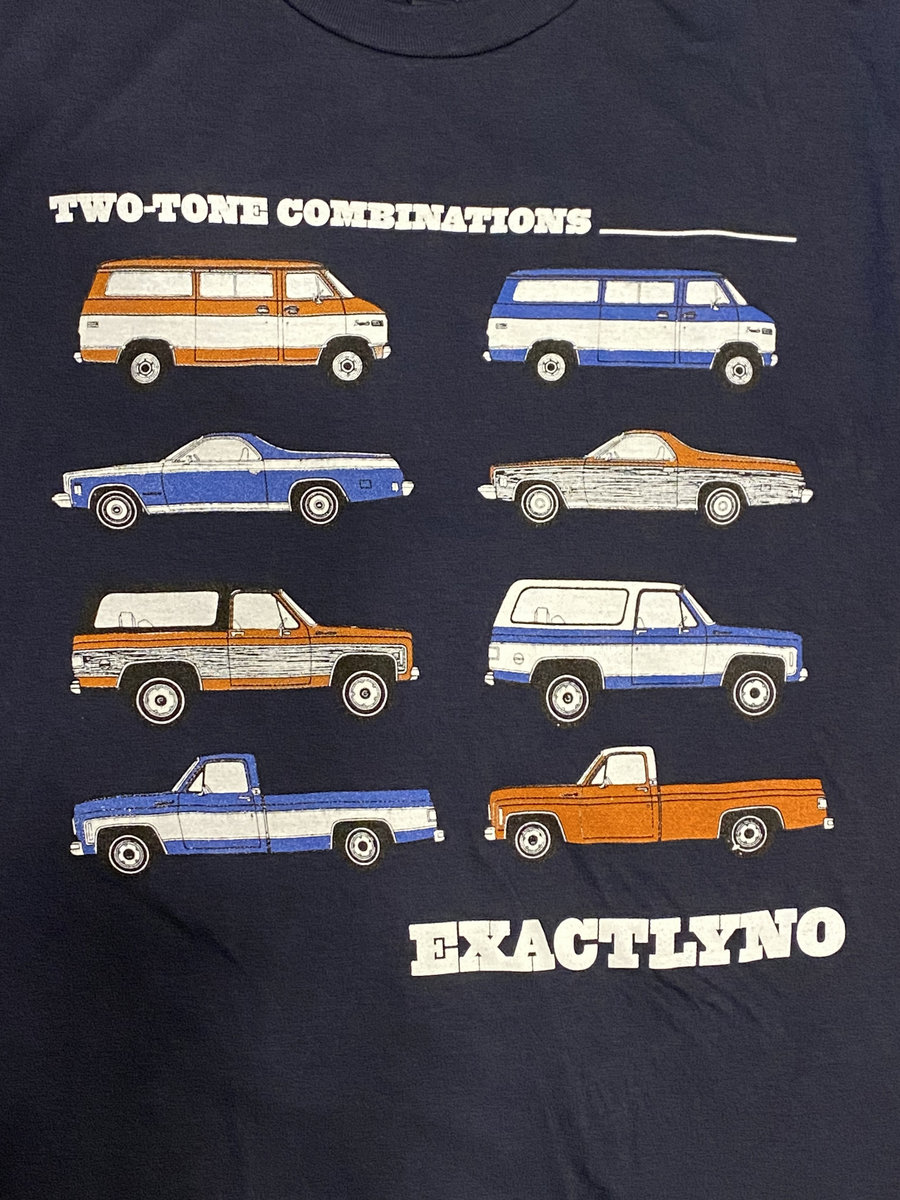 Navy "Two-Tone Combinations" Tee Shirt | ExactlyNo