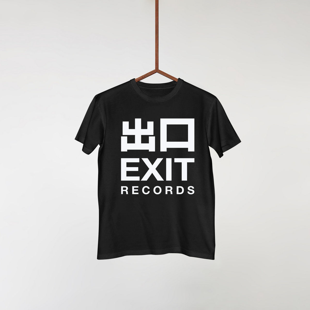 LOGOTEE001BLK - Classic Exit Records Logo Tee | Exit Records UK