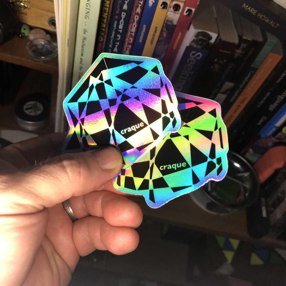 Craque Logo Hologram Sticker | craque