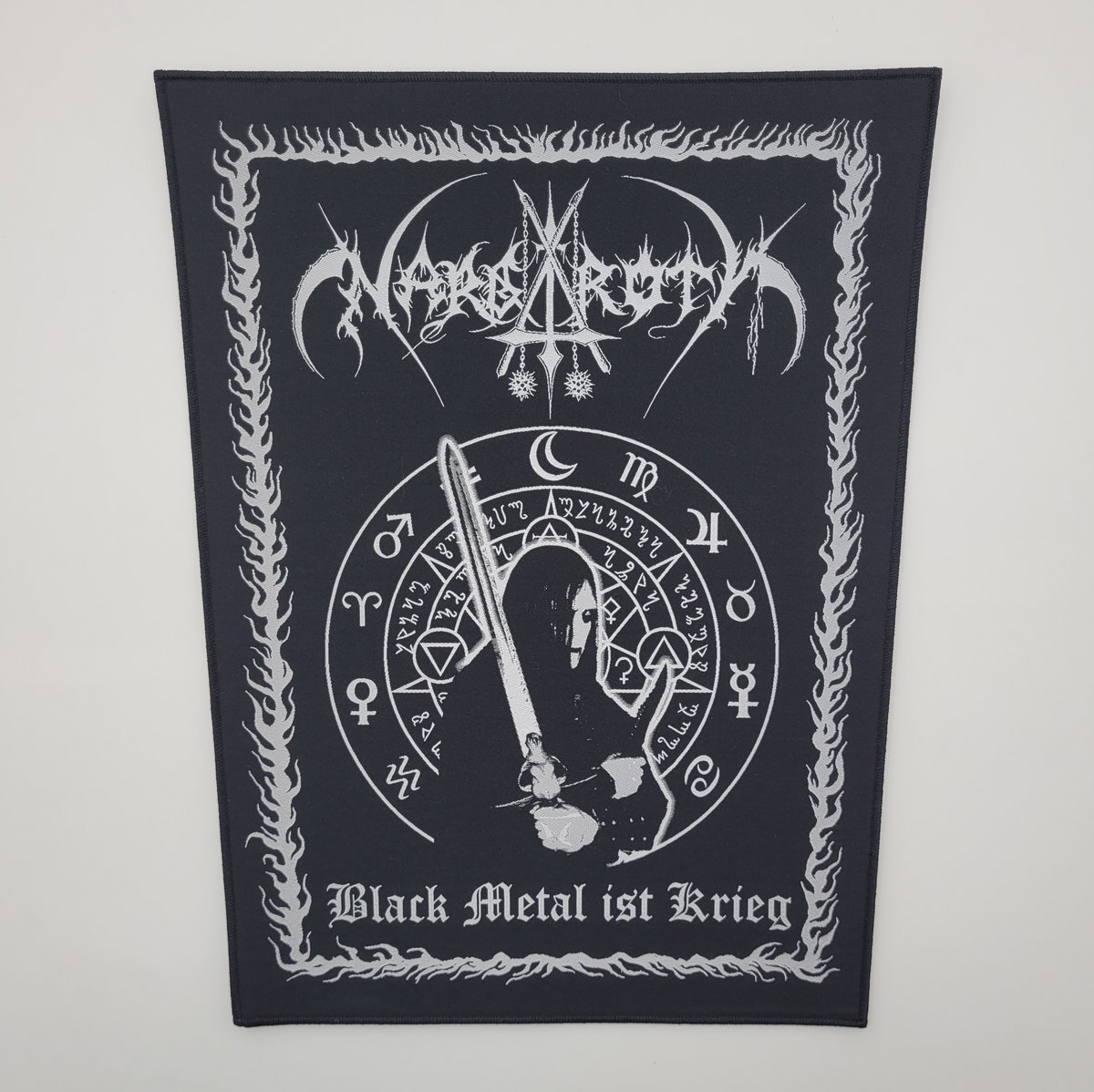 Black Metal Ist Krieg Backpatch | Nargaroth