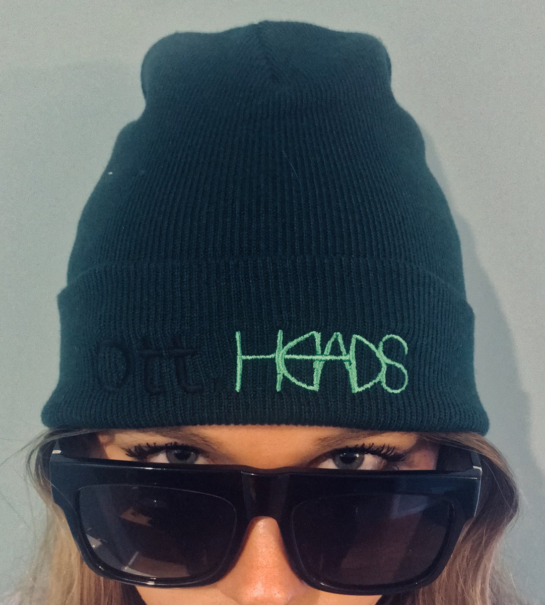 Ott Heads Beanie Hat - Green | Ott