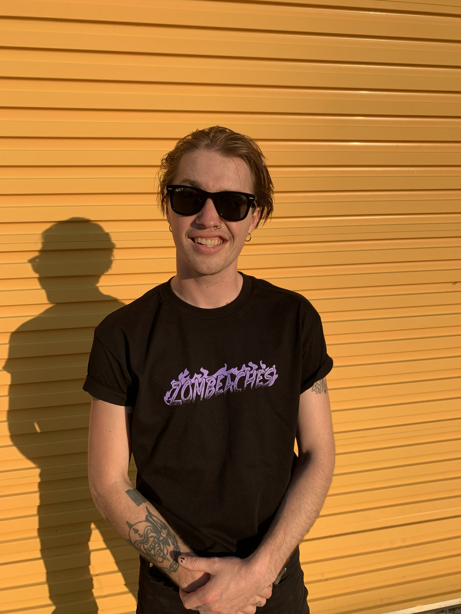 Purple Flame T-Shirt | Zombeaches